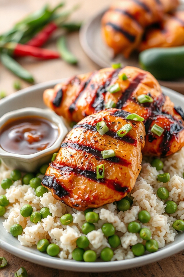 Caribbean Chicken Recipe and Rice With Peas - fundinnerideas.com